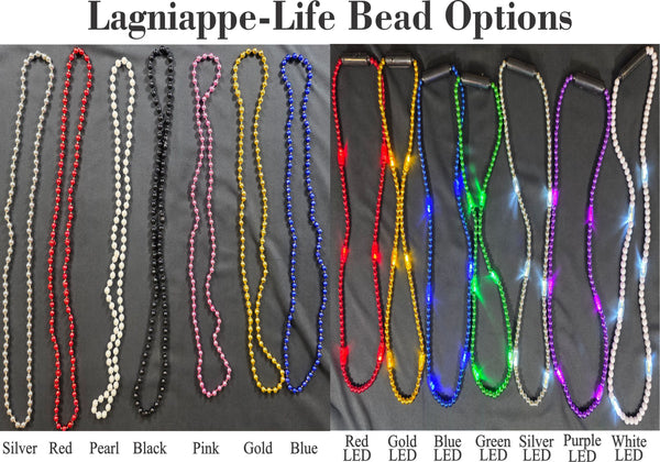 Personalized LED Flashing Medallion Beads – Custom Light-Up Necklace w ...